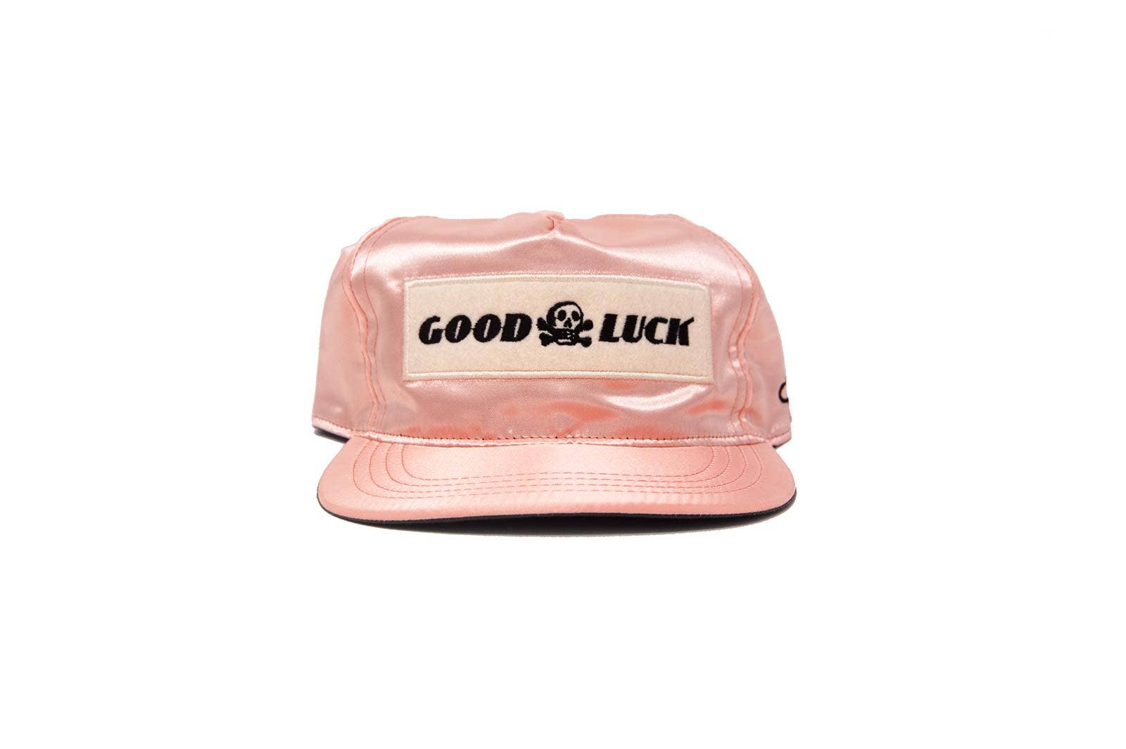 Good Luck Satin Snapback - Peach – KILLER RETRO